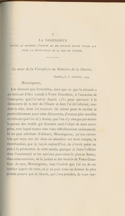 400e - L'épopée La Vérendrye - 400e