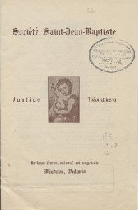 400e - L'histoire de la fête de la St-Jean Baptiste en Ontario - 400e